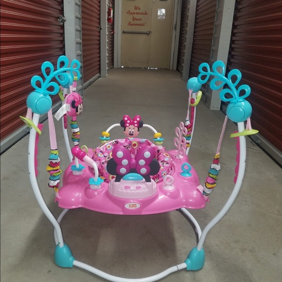 Toys | Disney Baby Minnie Mouse Peekaboo Activity Jumper | Poshmark